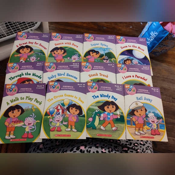 Scholastic | Toys | Dora The Explorer Kids Book Set Phonics Reading ...